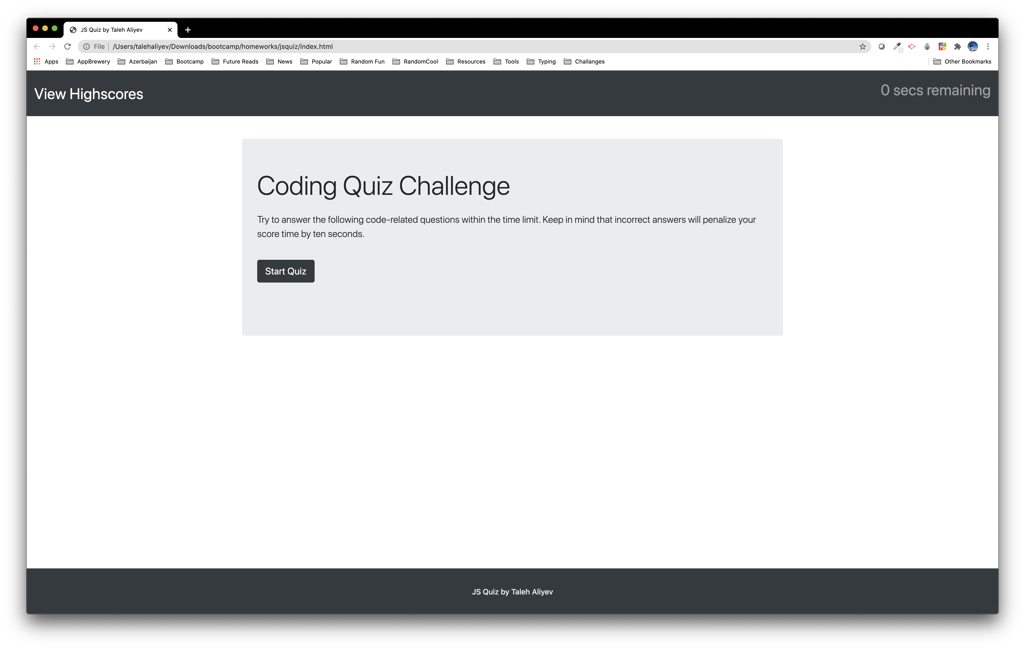 GitHub - talysh/jsquiz: Javascript quiz GitHub - talysh/jsquiz: Javascript quiz
